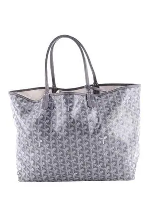 Goyard Saint Louis Tote Coated Canvas Pm Grey