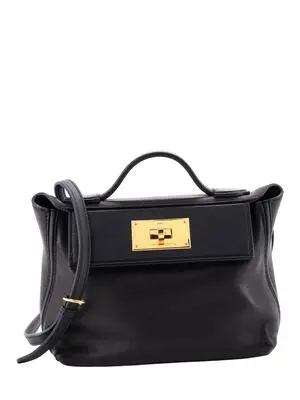 HERMES 24/24 Bag Volupto With Swift 21 - Noir
