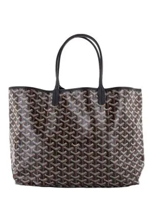 GOYARD Saint Louis Pm Tote Coated Canvas - Black