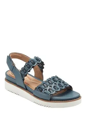 Easy Spirit Warna Wedge Sandal - Medium Blue