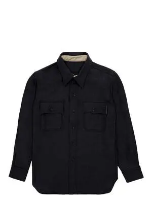 FORTELA Military Overshirt - Blue