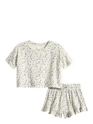 RYLEE + CRU Mosie T-shirt & Shorts Set - Ivory