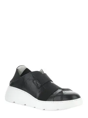Fly London Julk Leather Sneakers - Black