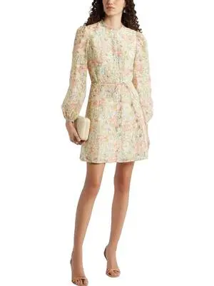 Chelsea28 Floral Embroidered Button-up Shirtdress - Multi Floral