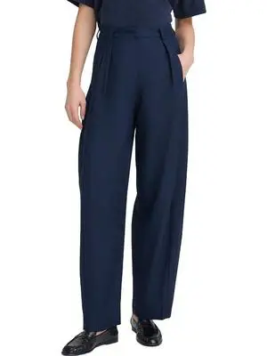 ICHI IHERINA Pleated High Waist Pants