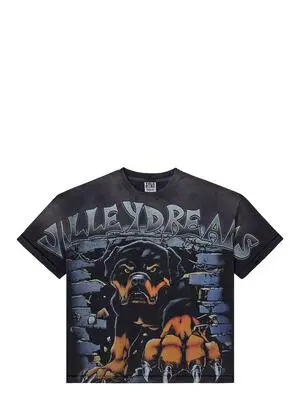 VALE FOREVER Rottweiler Graphic Tee - Black