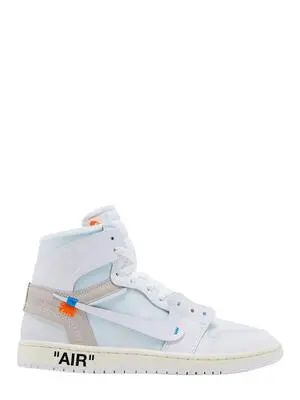 JORDAN Off- X 1 Retro High Og Sneakers - White