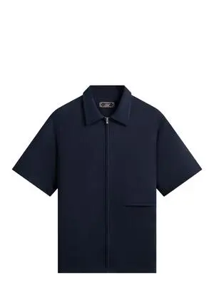 Kith Midweight Double Weave Davenport Shirt - Blue