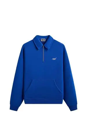 Kith Quarter Zip Popover Sweatshirt - Blue