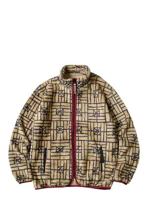 Kapital Folk Domino Fleece Zip Blouson - Yellow