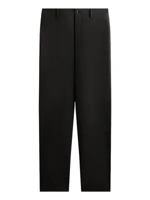 Kith Giorgio Armani & &kin Milano Crepe Flat Front Trouser - Black