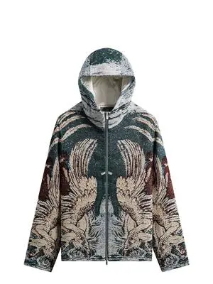 Kith Braden Tapestry Full Zip Hoodie - Green