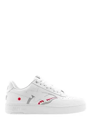 A BATHING APE Sta #3 'shark' Sneakers - White
