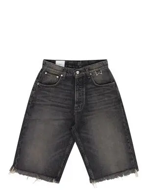 Rhude Denim Shorts - Black