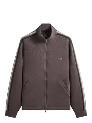 Kith Sueded Scuba Connor Track Jacket - Brown