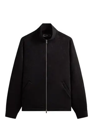 Kith Sueded Scuba Connor Track Jacket - Black