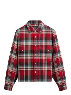 Kith Plaid Henson Button Down Shirt - Red