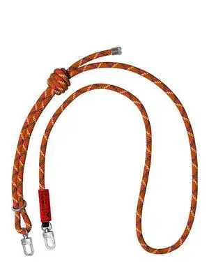 TOPOLOGIE Woven Strap With Carabiner Clasp - Orange Helix