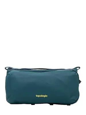 TOPOLOGIE Bottle Sacoche Medium Woven Bag - Deep Teal