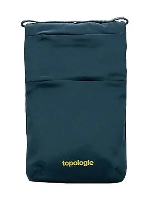 TOPOLOGIE Woven Phone Sacoche Bag - Deep Teal