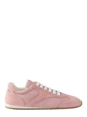 Prada Re-nylon And Suede Trainers - Pink