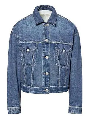 Rag & Bone Miramar Trucker Featherweight Stretch-denim Jacket - Almda