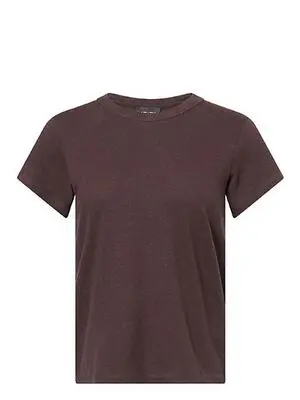 ME+EM Cotton-blend T-shirt - Cocoa Brown