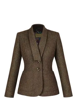 Lena Hoschek Memory Virgin Wool Jacket - Brown