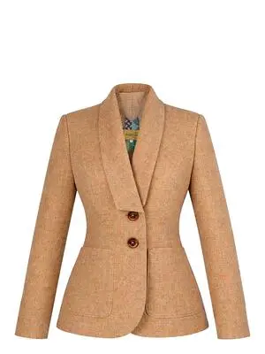 Lena Hoschek Memory Virgin Wool Jacket - Neutral