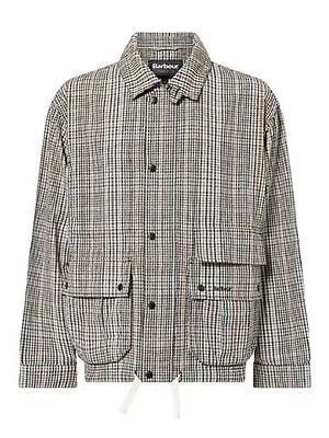 Barbour Westoe Checked Cotton And Linen-blend Jacket - Neutral Check