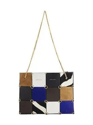 Khaite Emma Mini Leather Tote Bag - Amethyst Multi