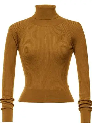 Lena Hoschek Wendy Wool Turtleneck - Neutral