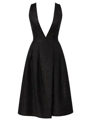 Lena Hoschek Adele Apron Maxi Dress - Black