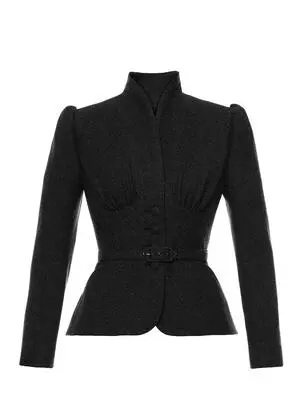 Lena Hoschek Love Letter Virgin Wool Jacket Black