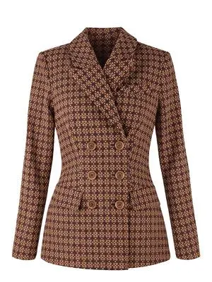 Lena Hoschek Astor Cotton Jacket - Brown