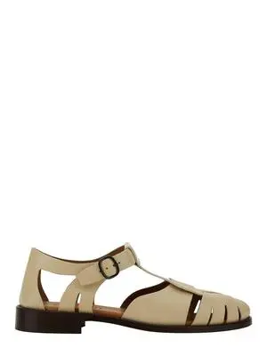 Hereu T-bar Sandals - Beige