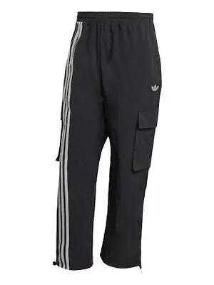 Adidas Front Stripes Woven Cargo Pants - Black