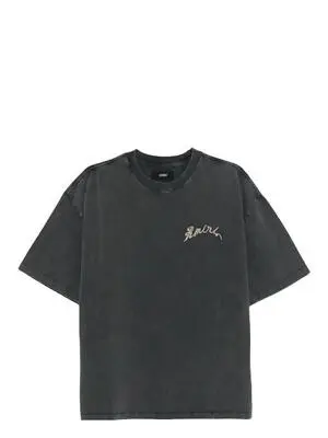 Amiri Dragon Oversized Tee Shirt - Black