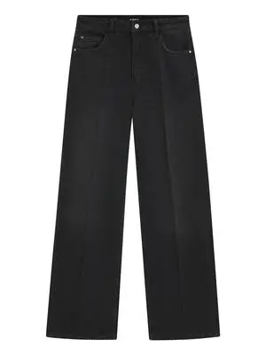 BOSS Boyfriend-fit Jeans In Rigid Denim - Black