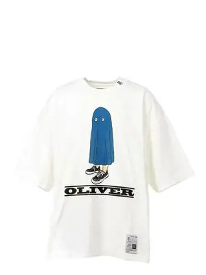 Mihara Yasuhiro Oliver Printed T-shirt - White
