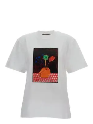 Plan C Graphic-print T-shirt - White
