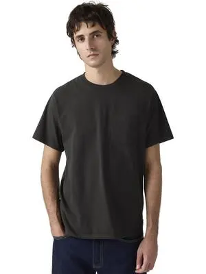 LEVI'S Essential Pocket Garment Dye T-shirt - Garment Dye Mineral Black