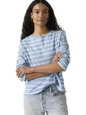 LEVI'S Julie Slub Long-sleeve Tee - Saint Stripe Glacier