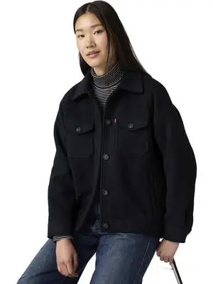 LEVI'S Raglan Sleeve Shirt Jacket - Navy