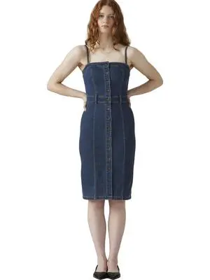 LEVI'S Denim Bustier Dress - Upper East Side