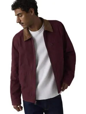 LEVI'S Cotton Workwear Jacket - Oxblood