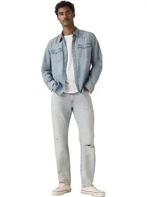 LEVI'S 541 Athletic Taper Fit Jeans - Soaring Skies Distressed