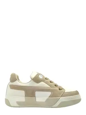 DIESEL Panelled Low Top Sneakers - Neutrals