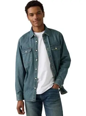 LEVI'S Jackson Worker Overshirt - Chopper Dark Wash