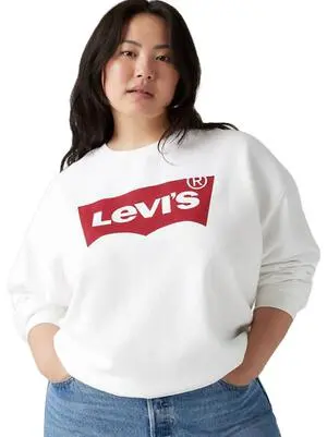 LEVI'S Graphic Everyday Crewneck Sweatshirt - White